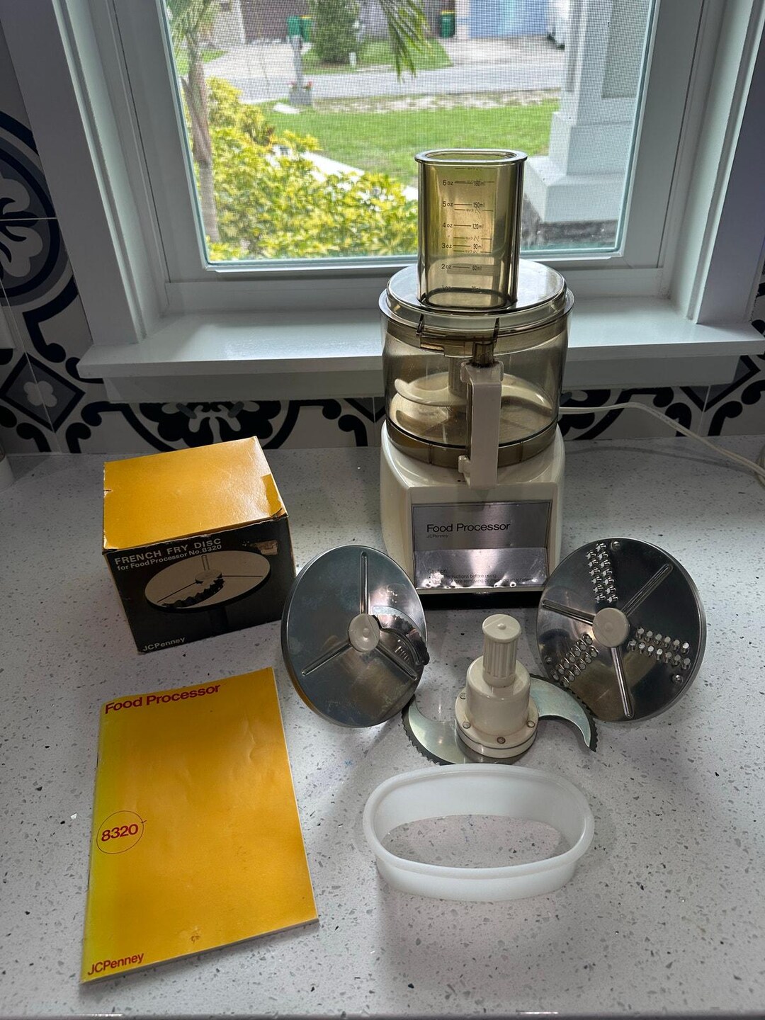Vintage Food Processor Model 8320 JC Penney With Accessories & Manual ...