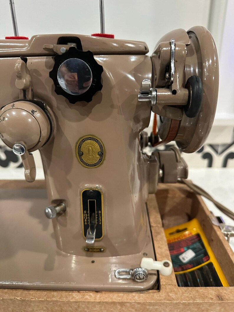 Vintage Singer 306K Sewing Machine Tested and Works - Etsy