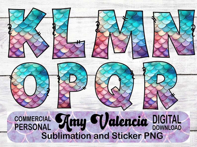 Under the Sea Clipart Letters, Mermaid Alphabet, Mermaid Png, Mermaid ...