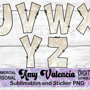 New Years Eve Doodle Letters PNG Files, Celebration Doodle Alpha Bundle ...