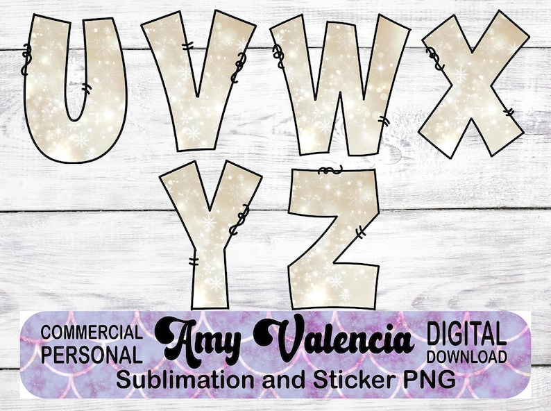 New Years Eve Doodle Letters PNG Files, Celebration Doodle Alpha Bundle ...