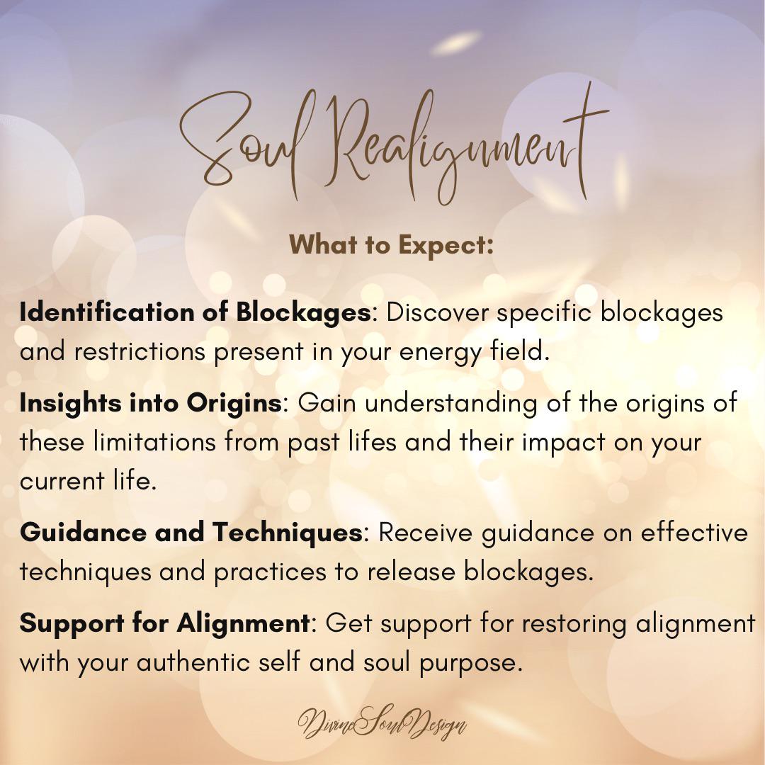 Soul Realignment: Blockages and Restrictions Reading - Etsy