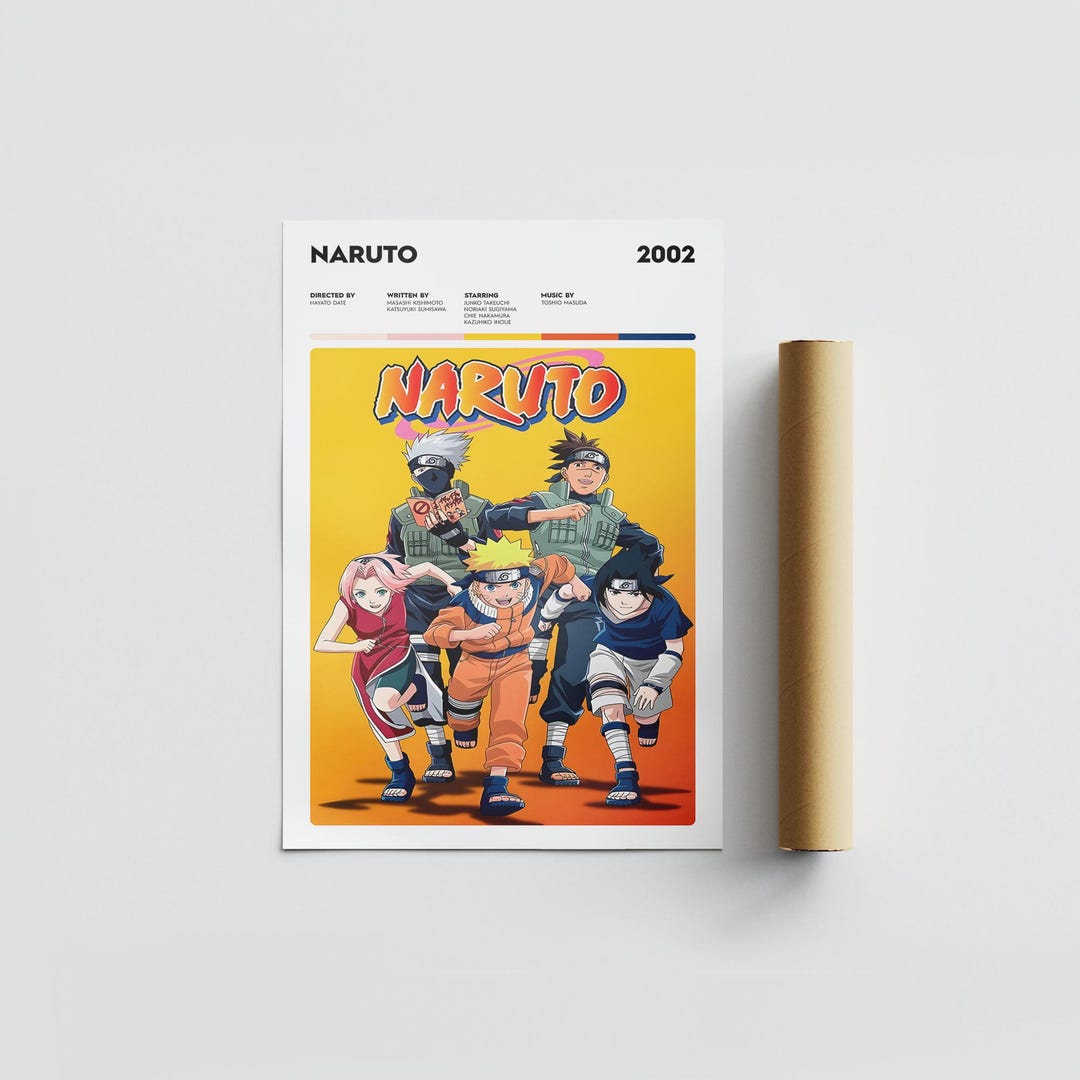 Naruto Poster Gift Anime Wall Art for Kids Room Decor Gift for Him Gift ...