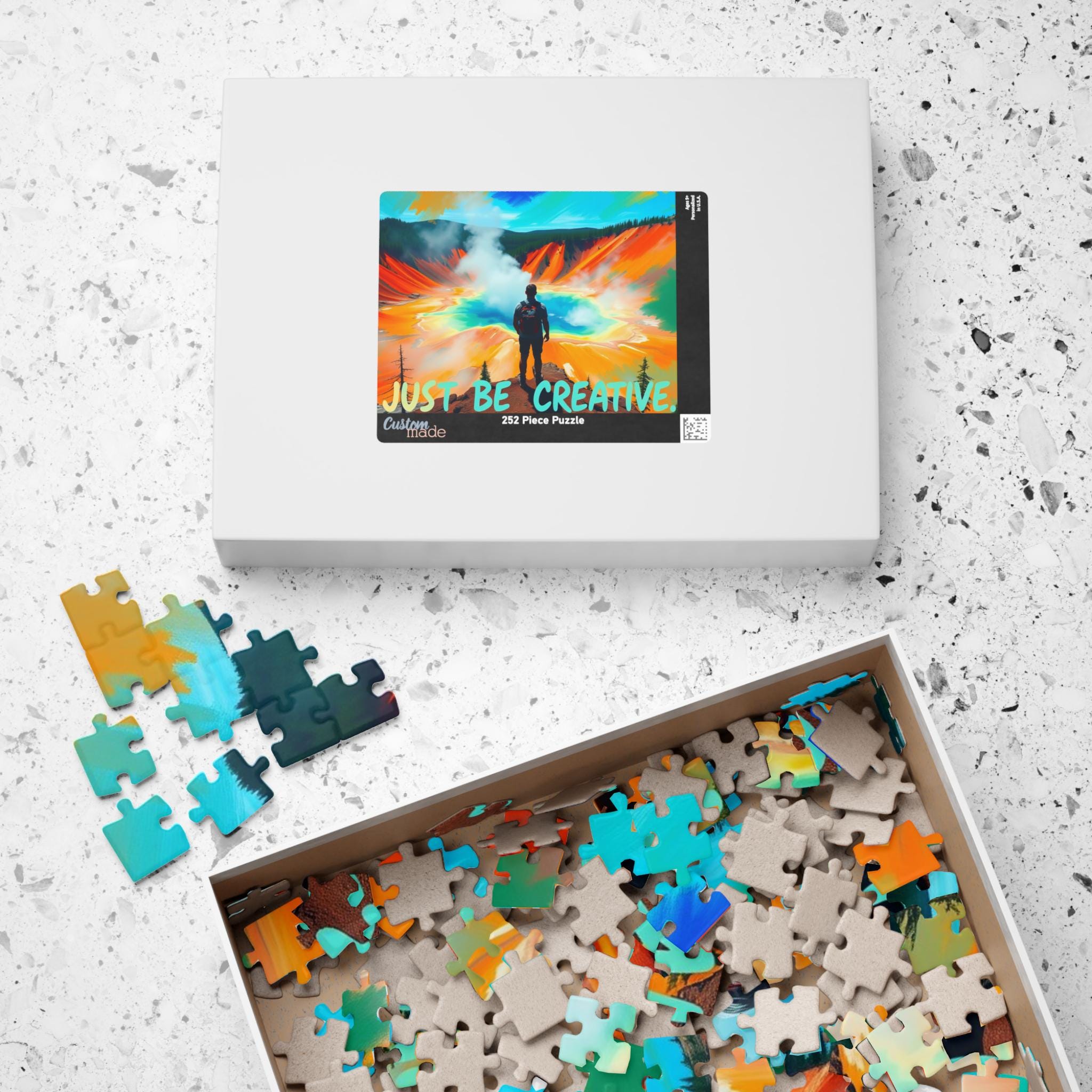 Puzzle: Grand Prismatic Yellowstone Adventure 1000-piece Jigsaw ...