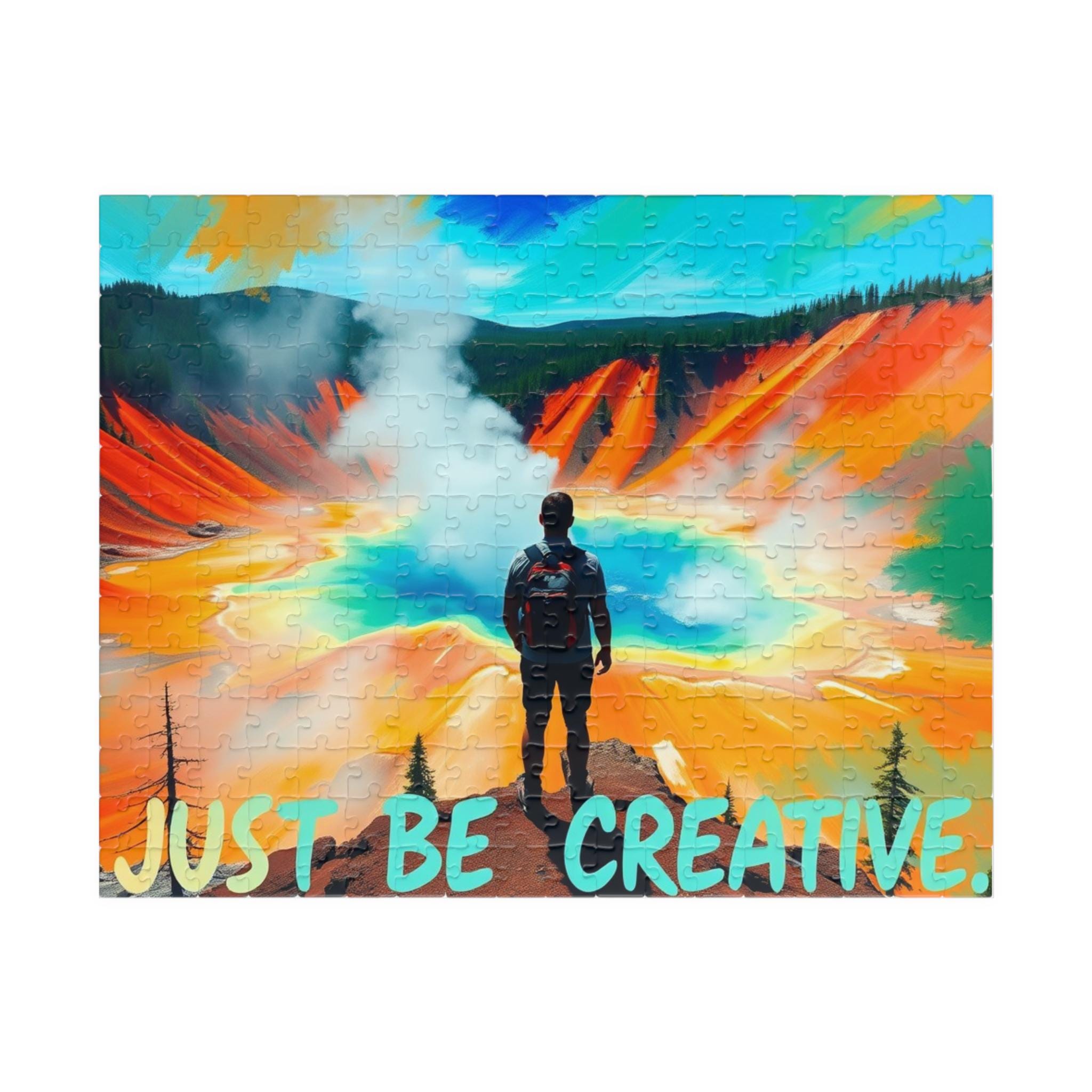 Puzzle: Grand Prismatic Yellowstone Adventure 1000-piece Jigsaw ...
