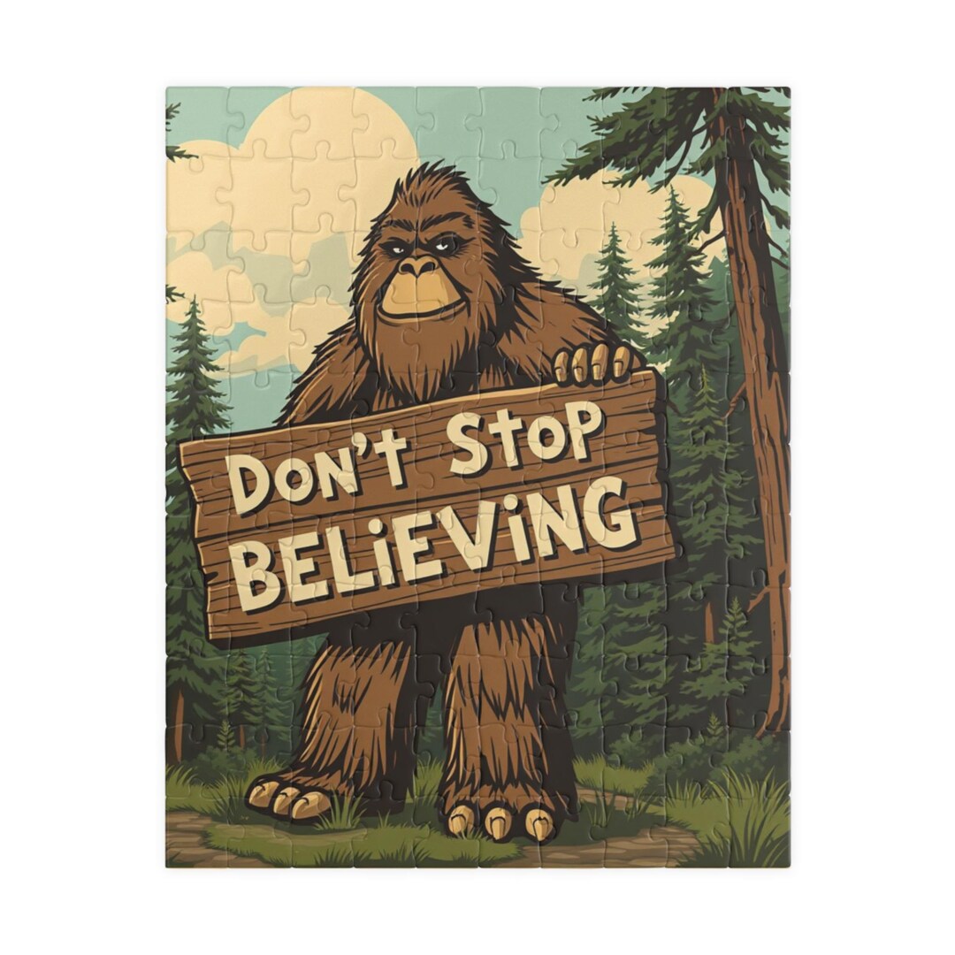 Poster Puzzle Brain Teaser Educational Toy Gift, Big Foot National Park ...
