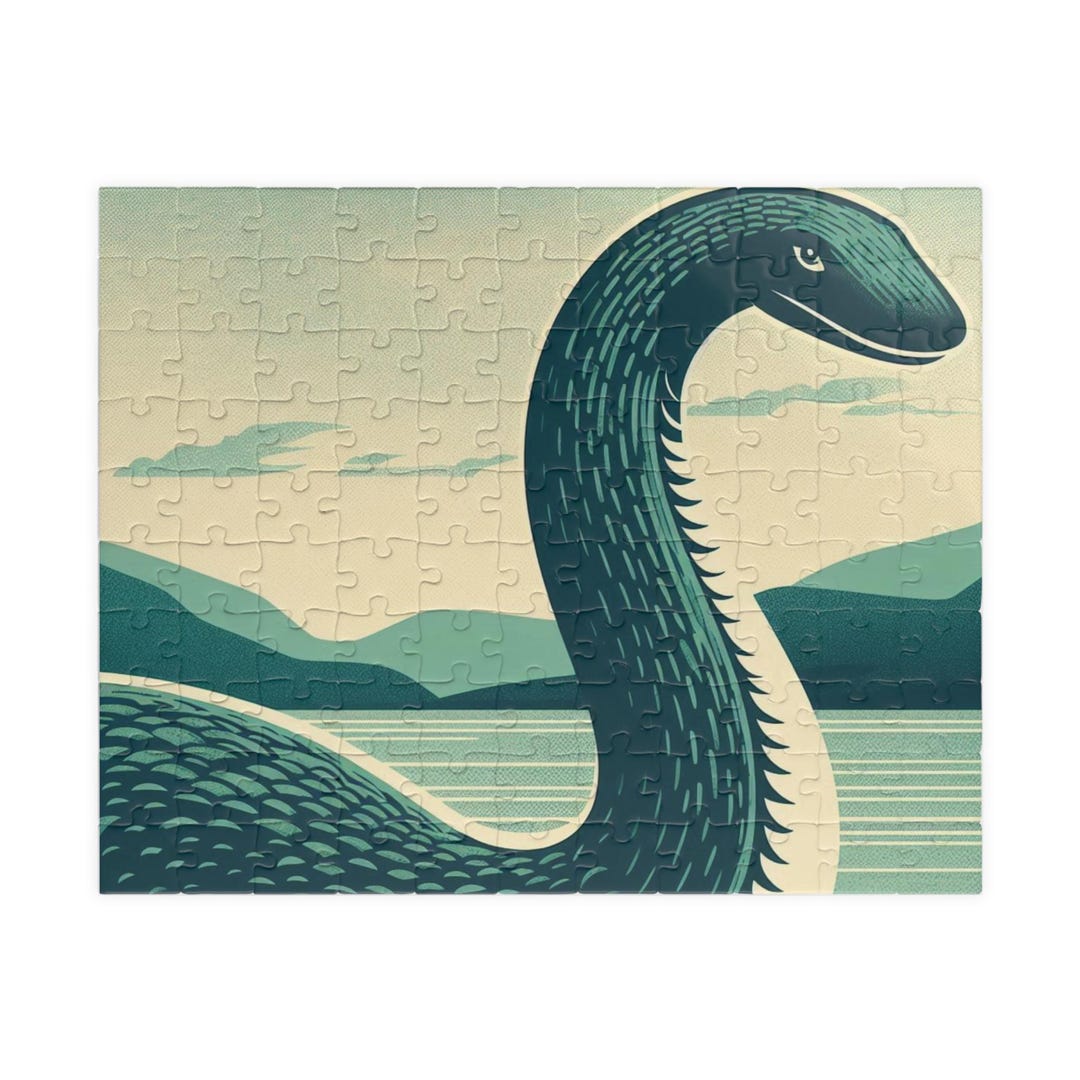 Puzzle, Loch Ness Crypto Brain Teaser 110-1014 Piece, Educational Gift ...