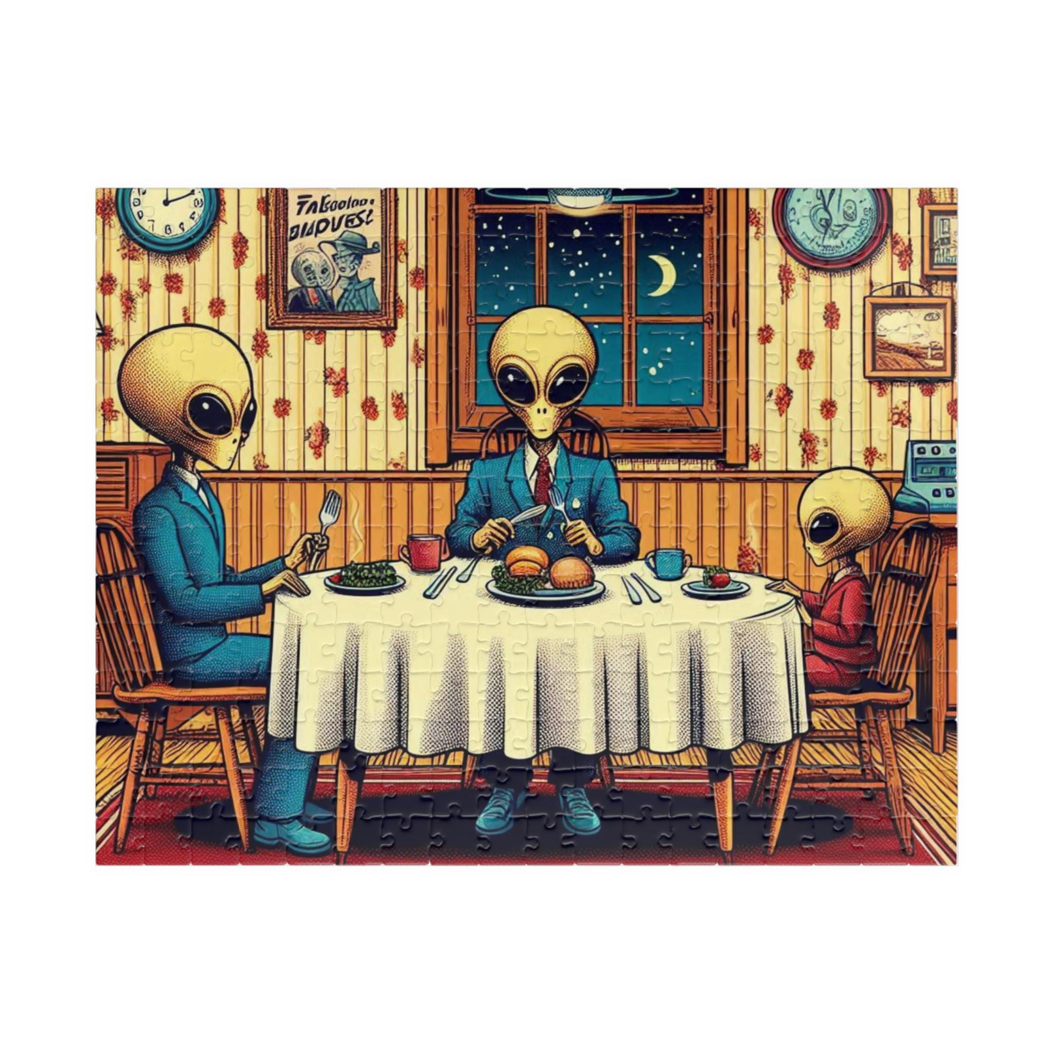 Alien Puzzle Cryptid Design - Etsy