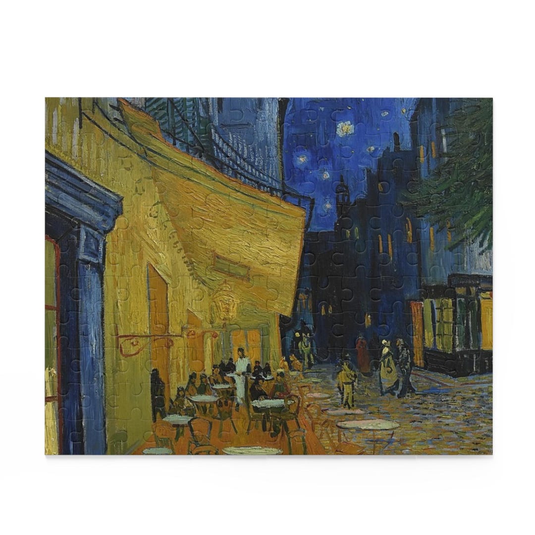 Puzzle, Cafe Terrace at Night Van Gogh Puzzle - 120, 252, 500-piece ...
