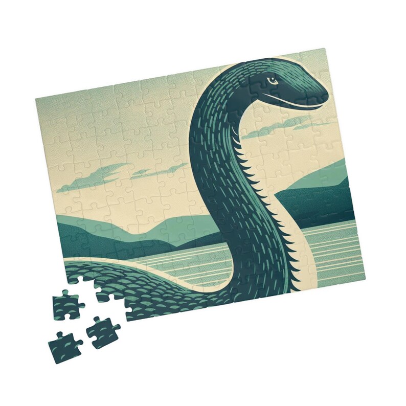 Puzzle, Loch Ness Crypto Brain Teaser 110-1014 Piece, Educational Gift ...