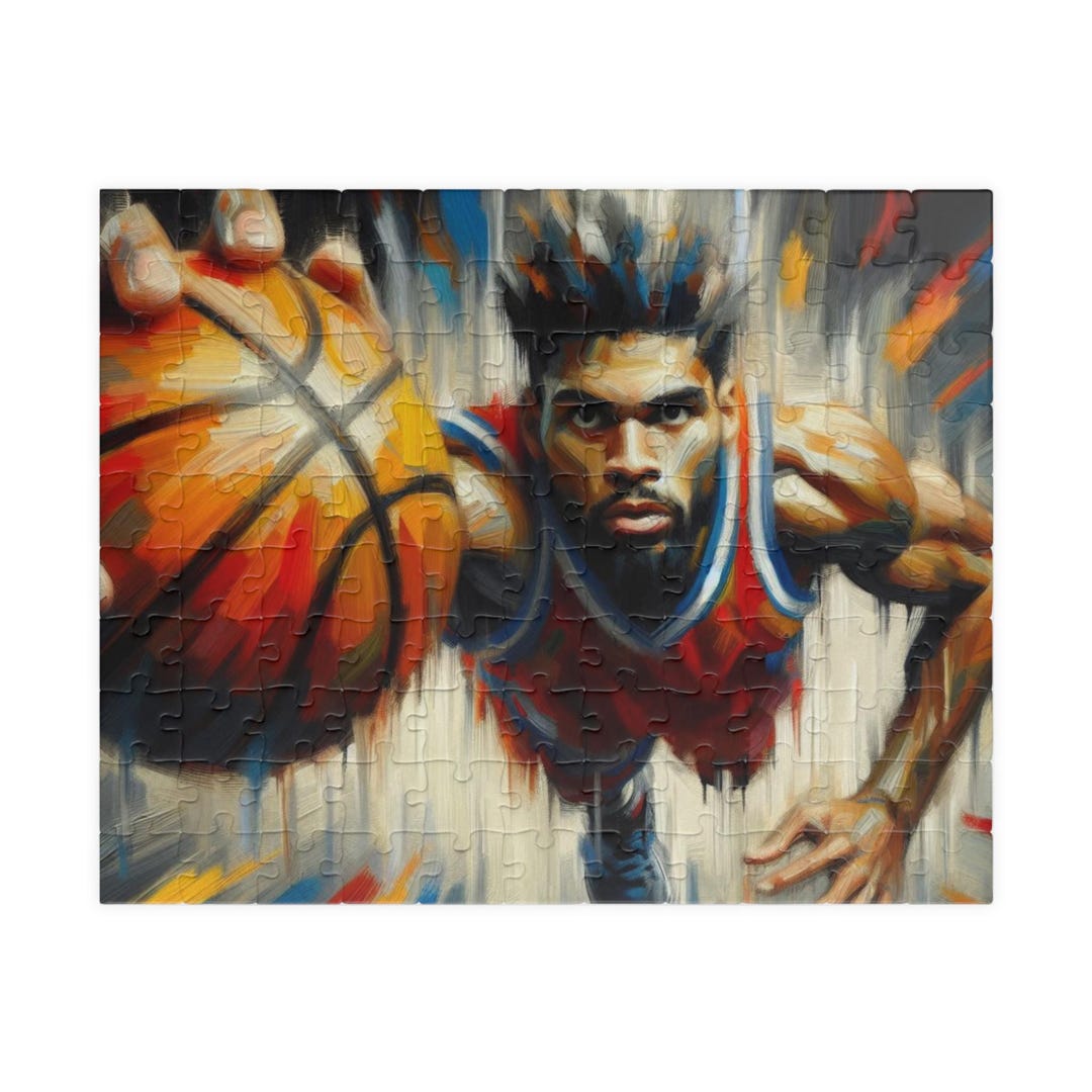 Jigsaw Puzzle, Dunking Basketball, Hoop Game, Impressionist Art, Sports ...