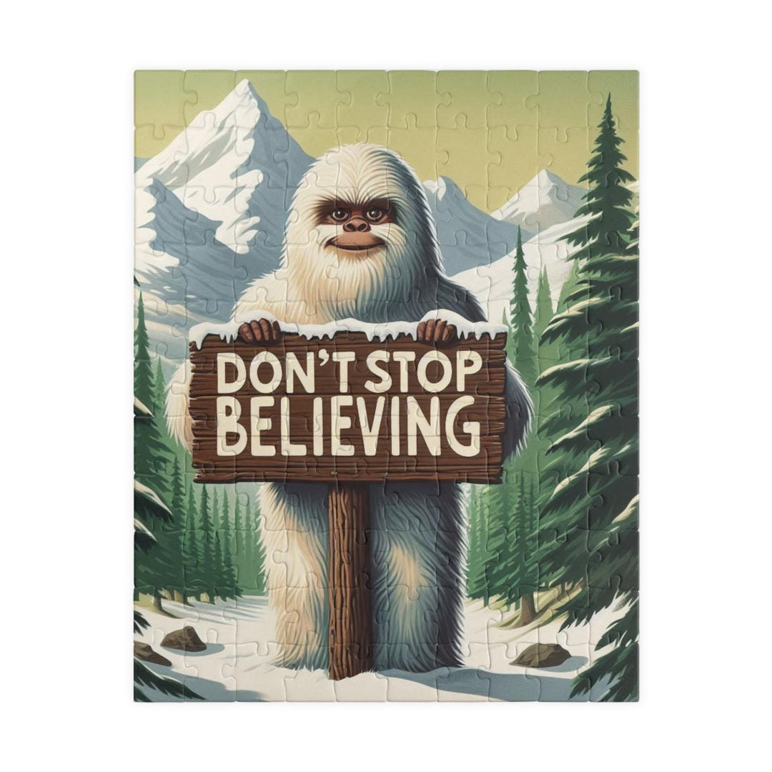 Puzzle, Yeti National Parks Style Poster Educational Toy, Brain Teaser ...