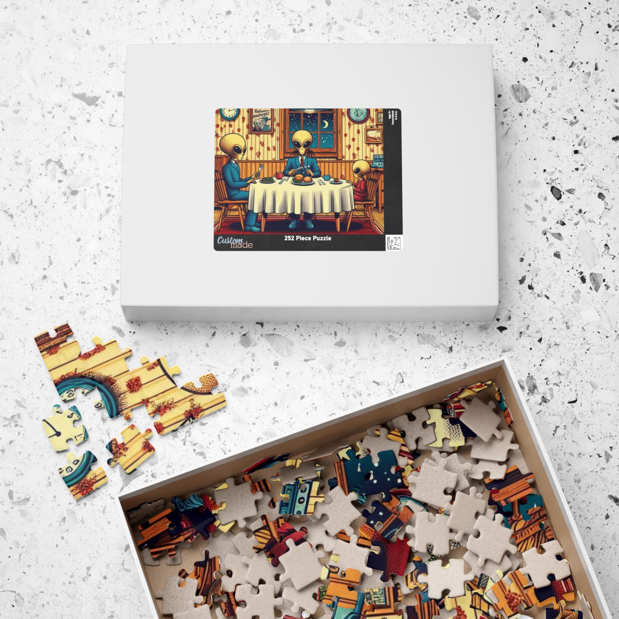 Alien Puzzle Cryptid Design - Etsy