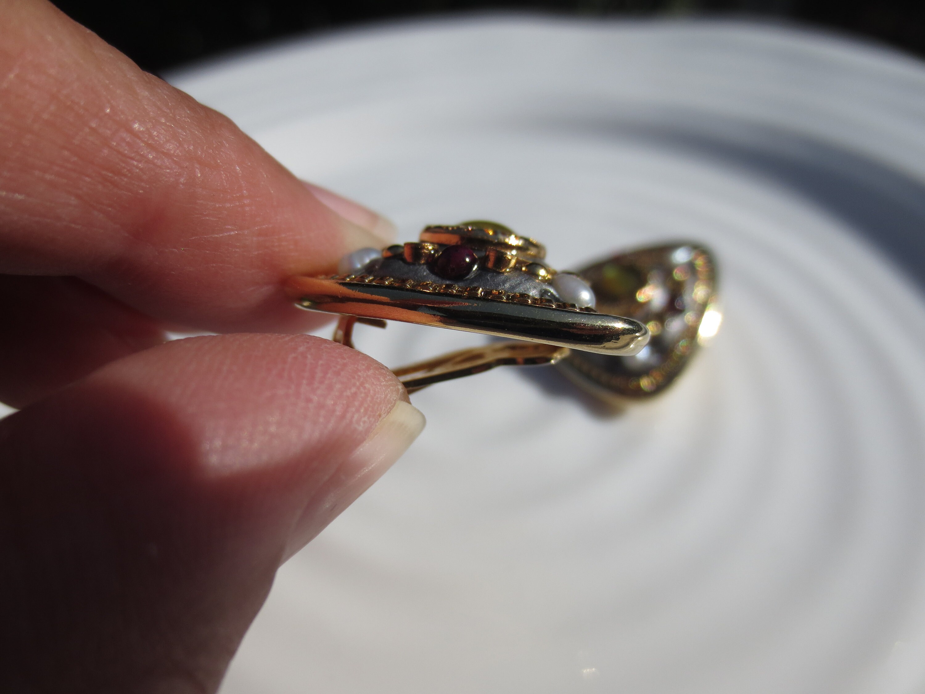 Michael Golan Clip on Earrings Designer Costume Jewelry Chunky - Etsy