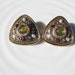 Michael Golan Clip on Earrings Designer Costume Jewelry Chunky - Etsy