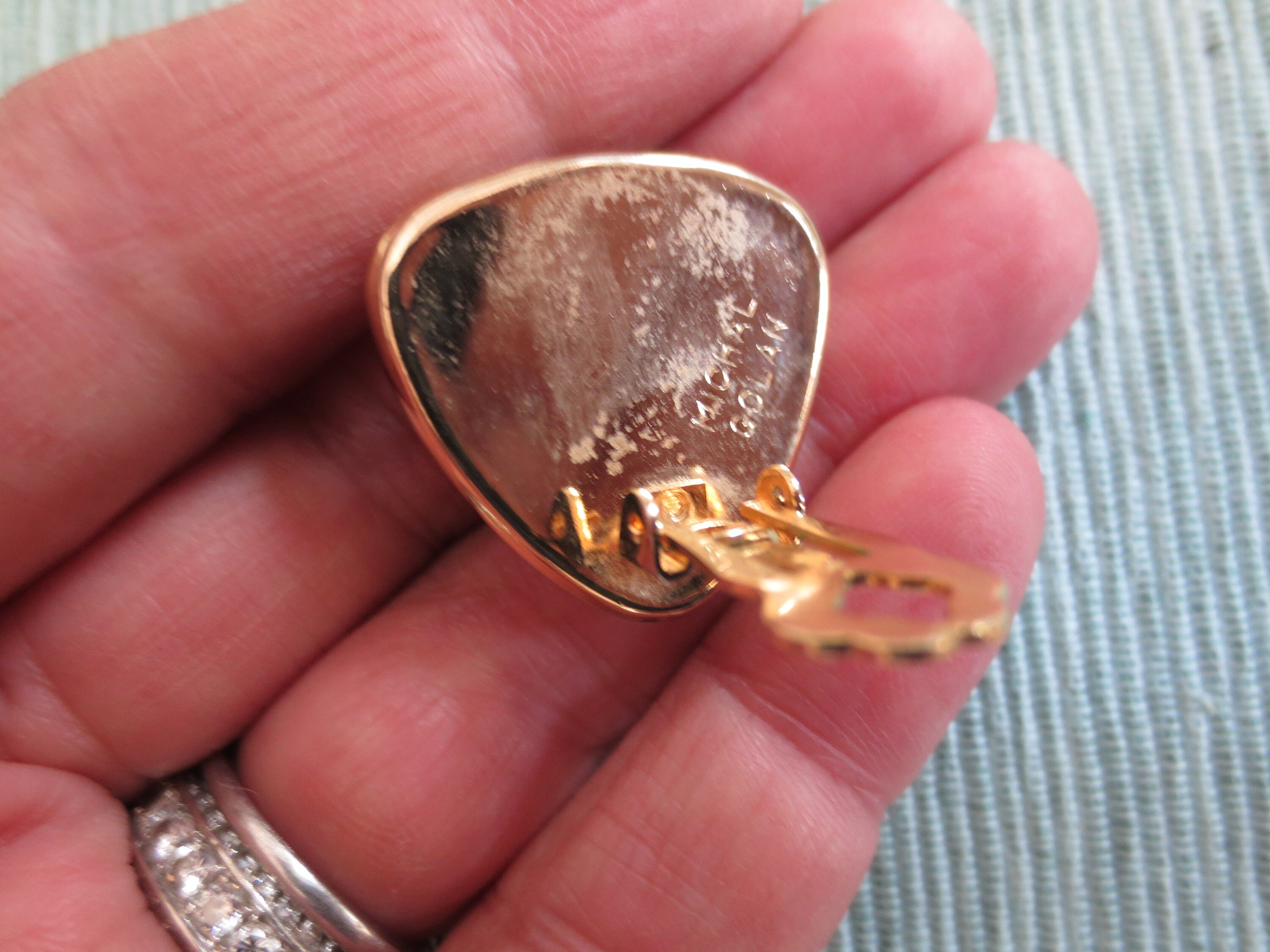 Michael Golan Clip on Earrings Designer Costume Jewelry Chunky - Etsy