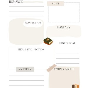 Genre Reading Challenge Printable – 8 Book Genres to Explore | Fun ...