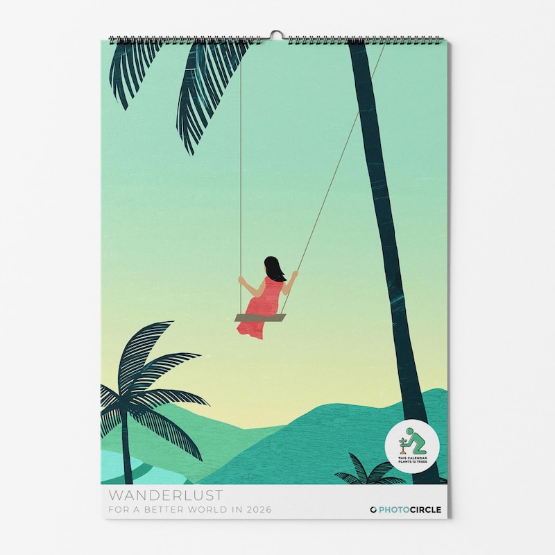 Large Plant Wall Calendar - Etsy