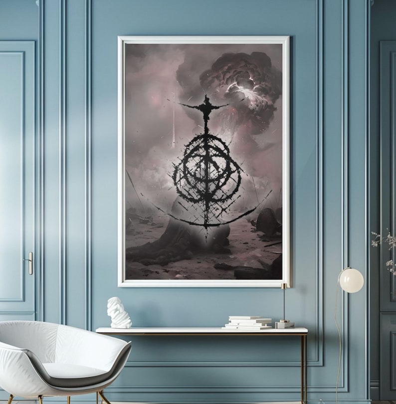 The Elden Ring Logo Digital Download Design. Printable on Poster ...