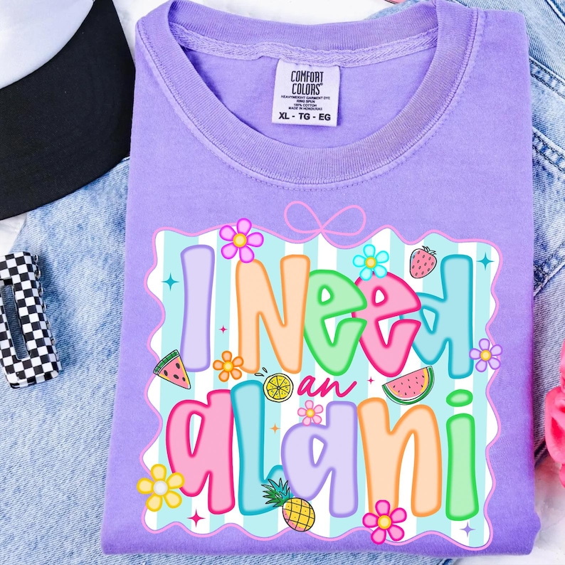 I Need an Alani PNG, Cute Kawaii Pastel Sublimation File, Alani Nu ...