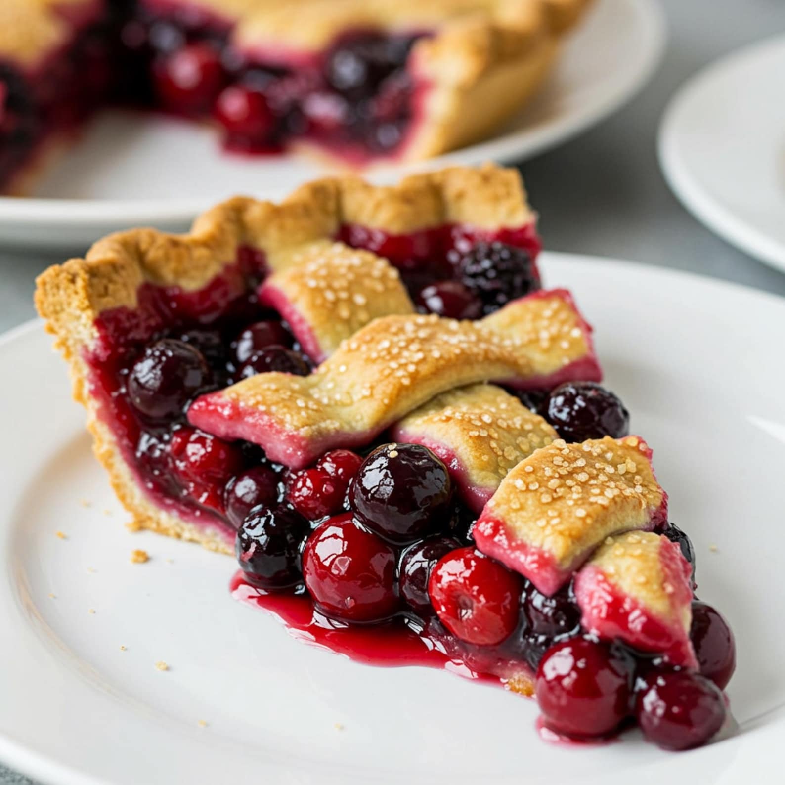 Mixed Berry Pie Recipe, Triple Berry Tart, Summer Berry Pie, Flaky ...
