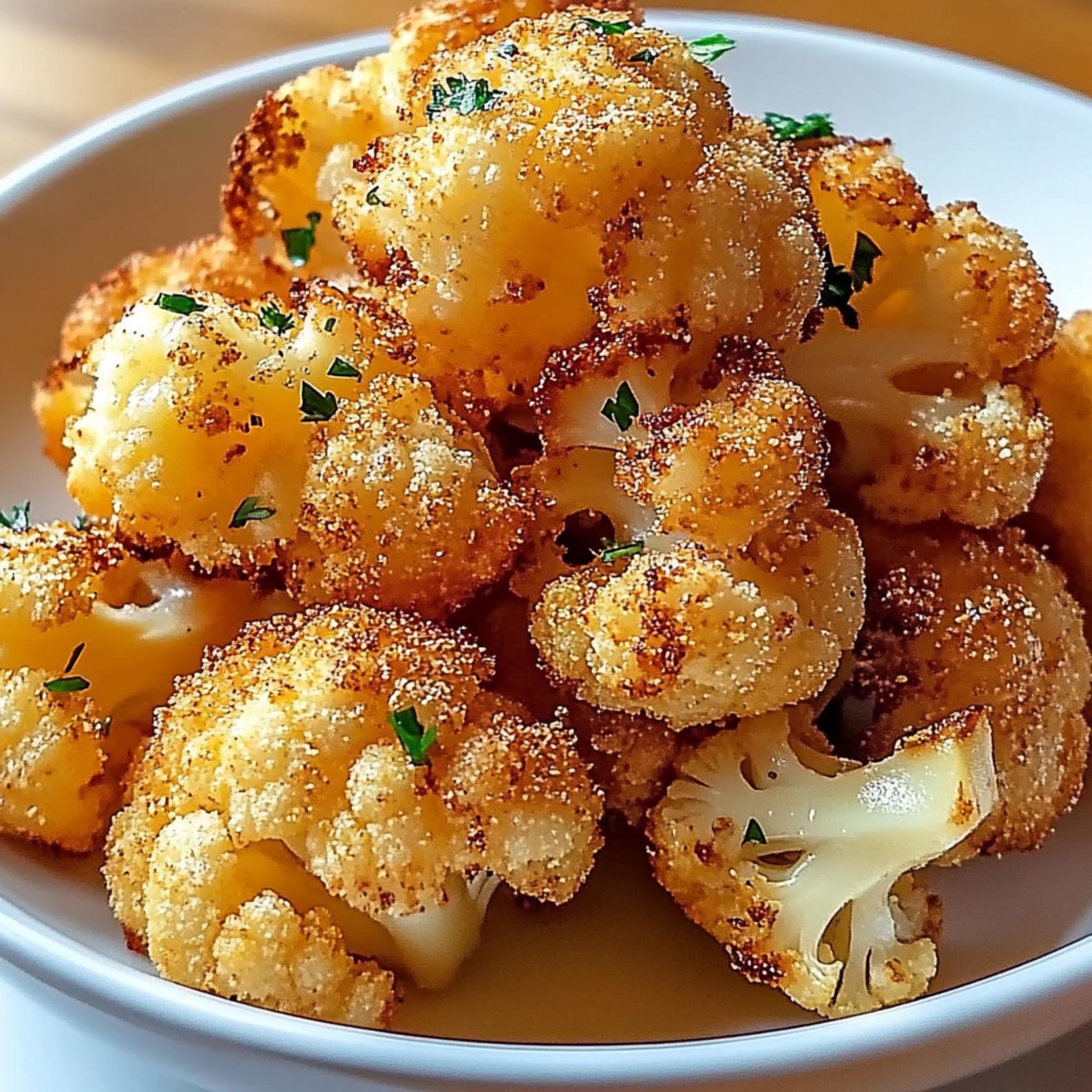 Crispy Cauliflower Recipe, Crispy Cauliflower Bites, Vegan Cauliflower ...