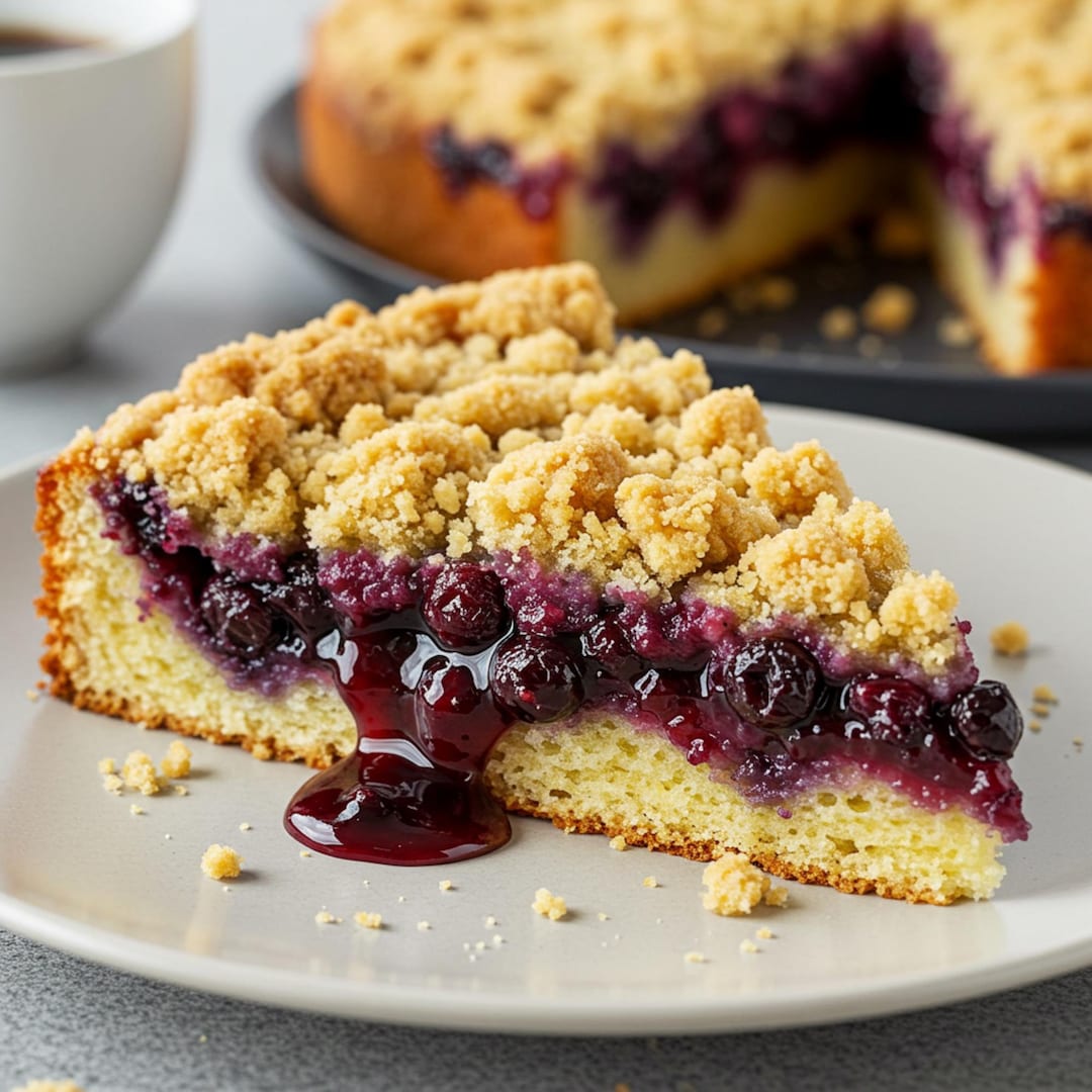 Traditional German Blueberry Cake, Deutscher Blaubeer Kuchen ...