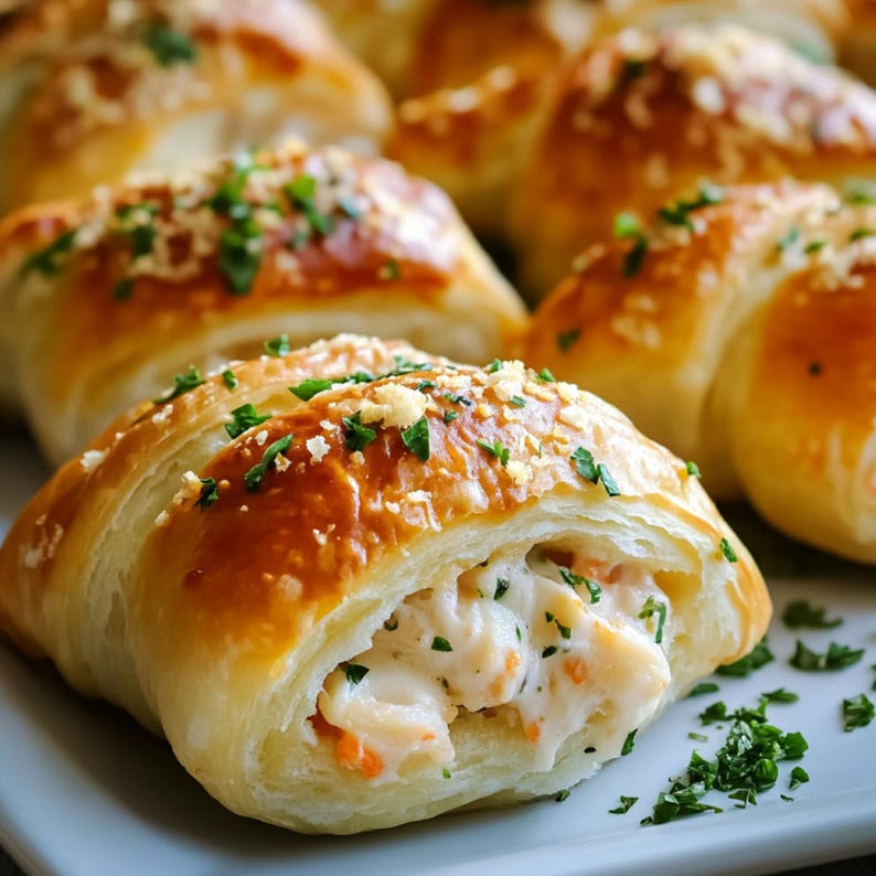 Delicious Crab & Cheese Filled Crescent Rolls, Homemade Recipe, Recipe Ebooks, Recipe Ideas, PDF ...