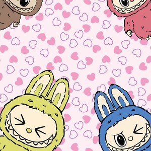 Labubu Notebook Cover - Etsy