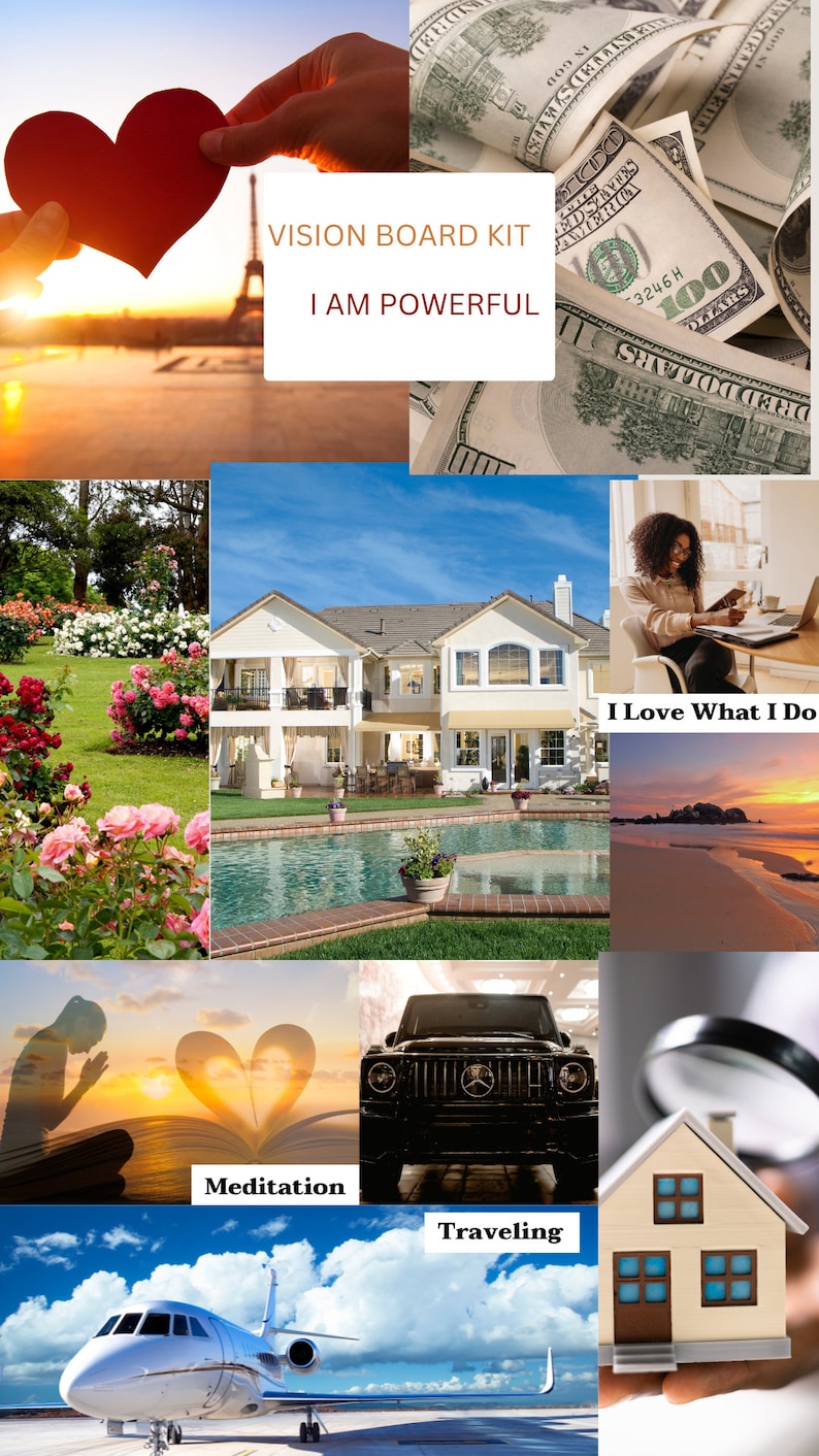 Vision Board Kit Etsy