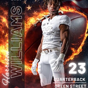 Custom Canva Football Templates Backdrops | Canva Football Backgrounds ...