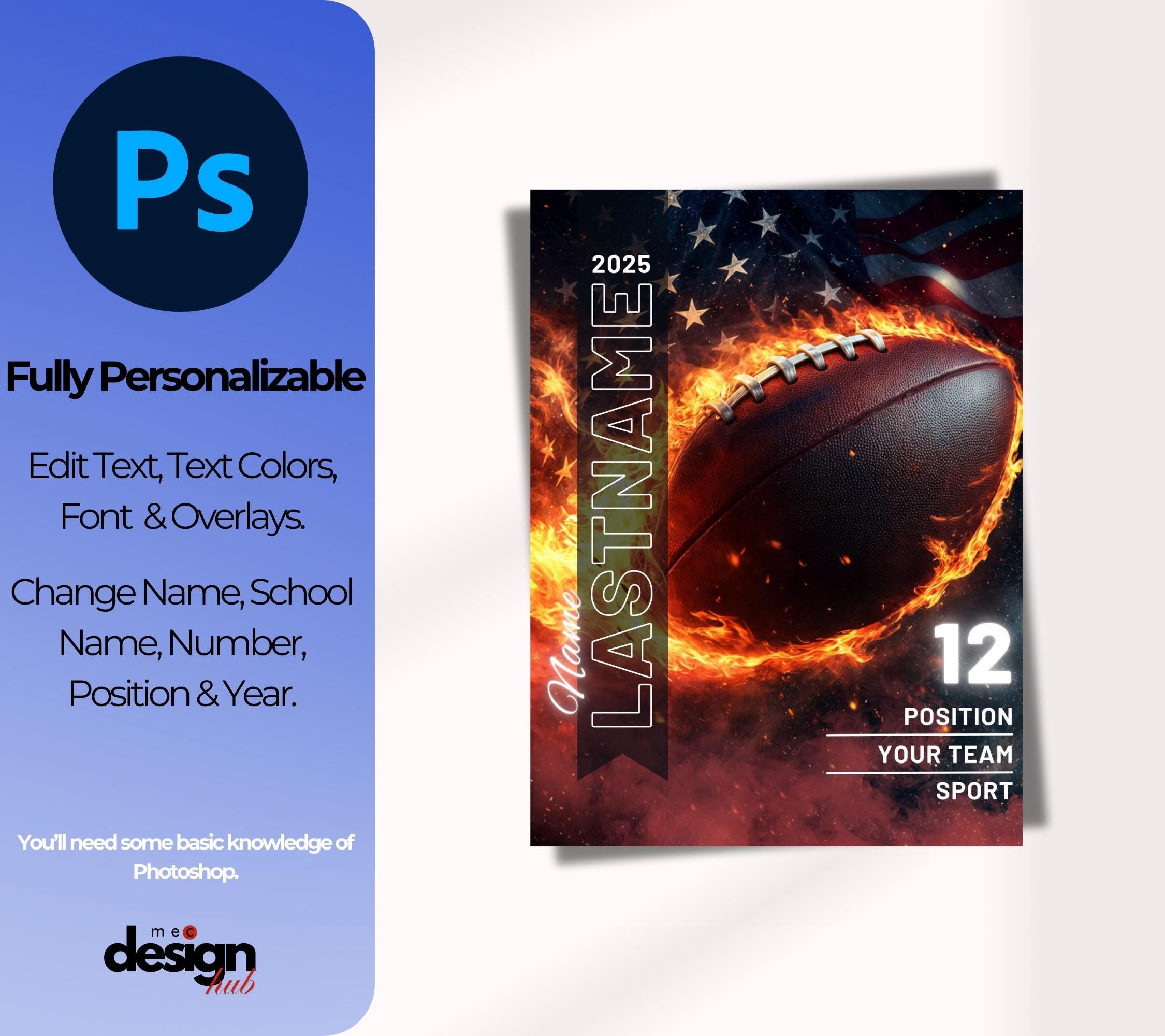 Football Photoshop Templates Backdrops, Senior Photo Sports Postera ...