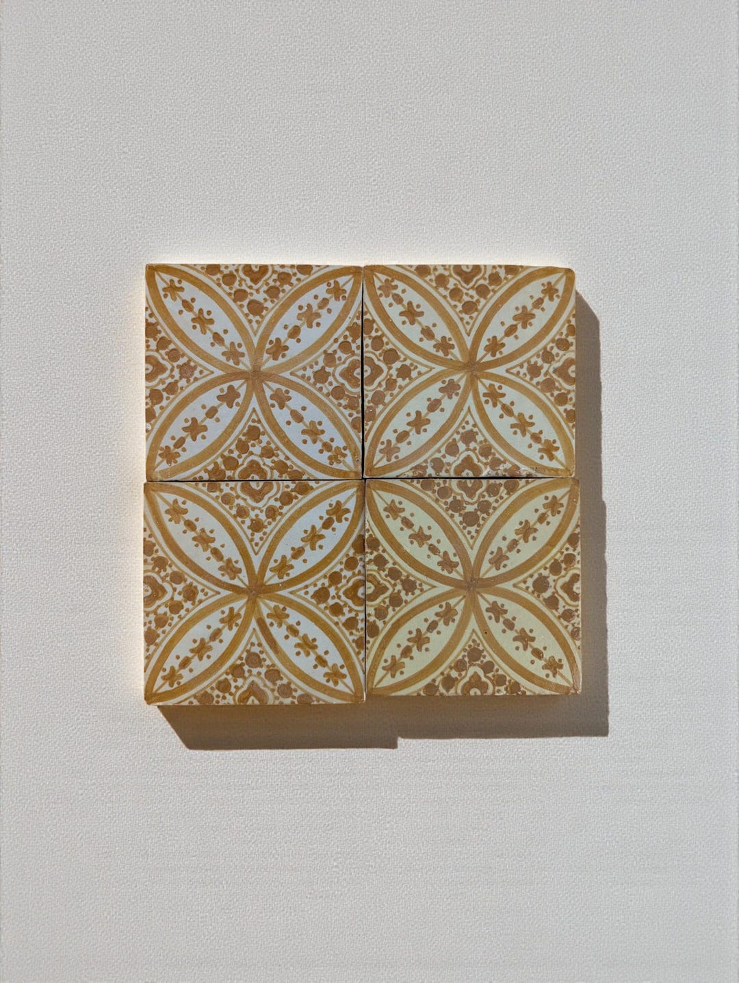 Moroccan Tiles Zellige Andalusian Honey – Handmade 10x10 Cm Ceramic ...