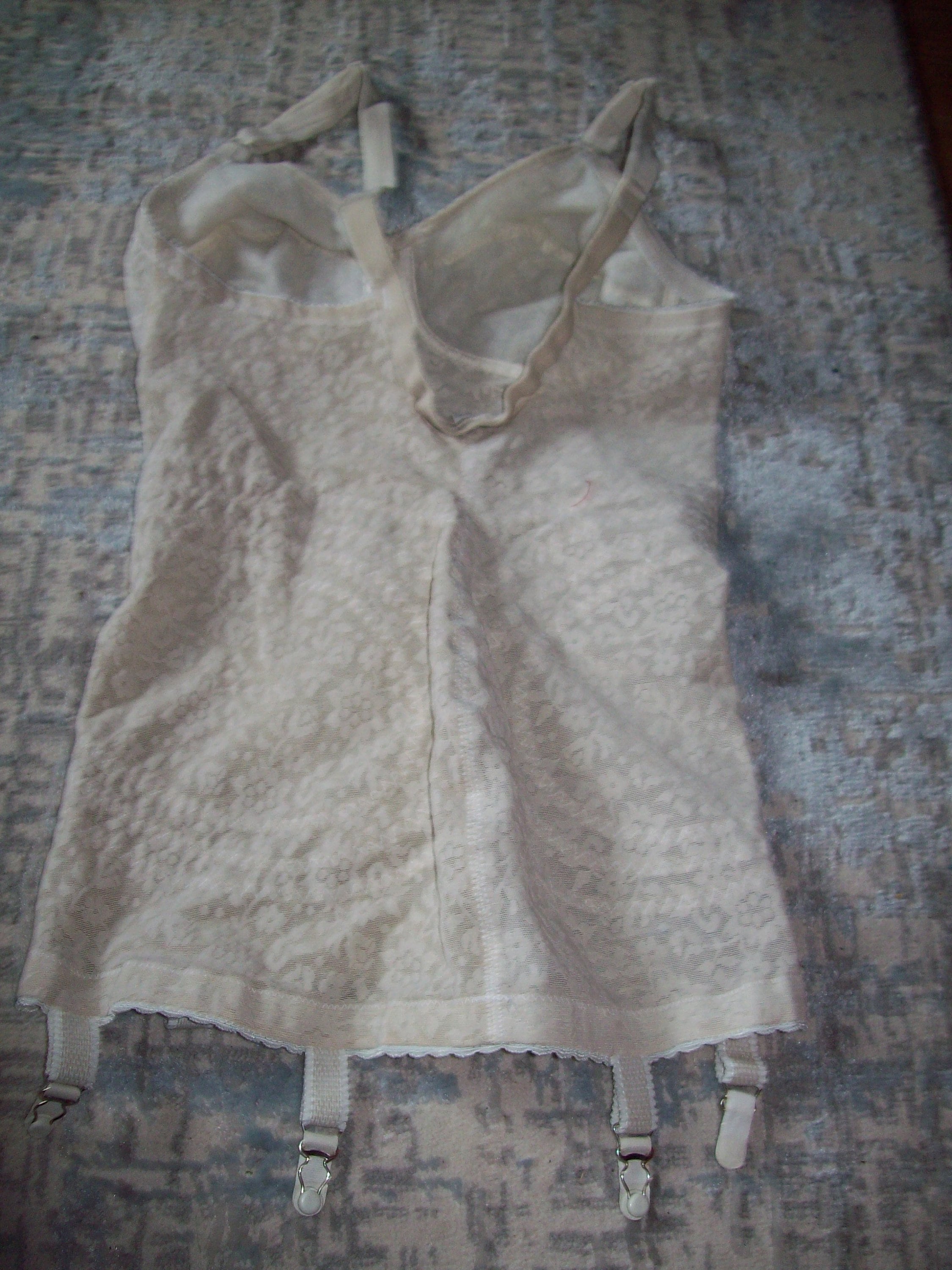 Original Vintage 50s 60s Full Body Bullet Bra Corset Girdle - Etsy