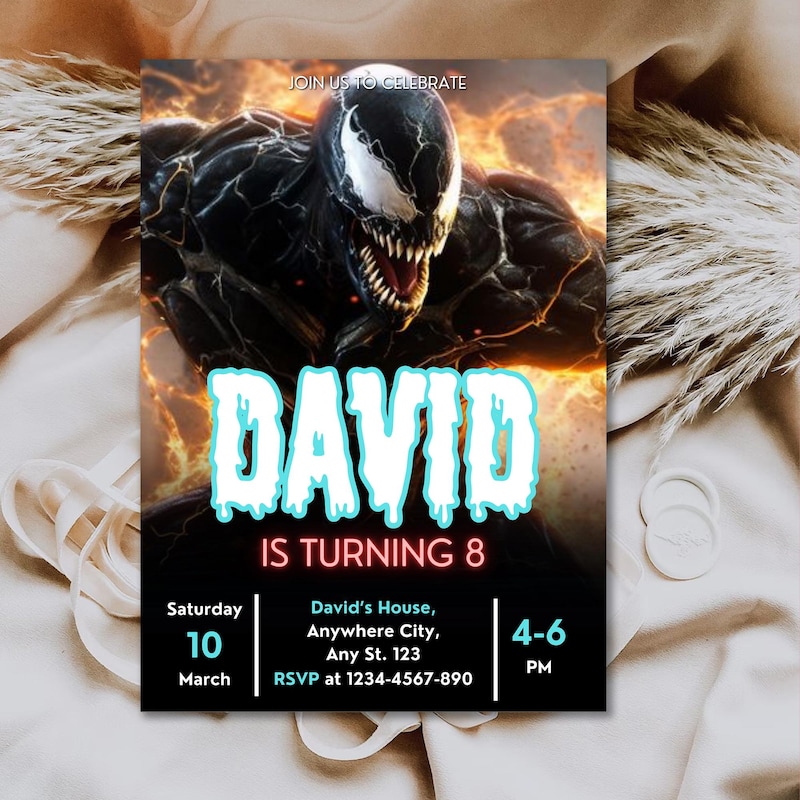 Venom Party Printables - Etsy