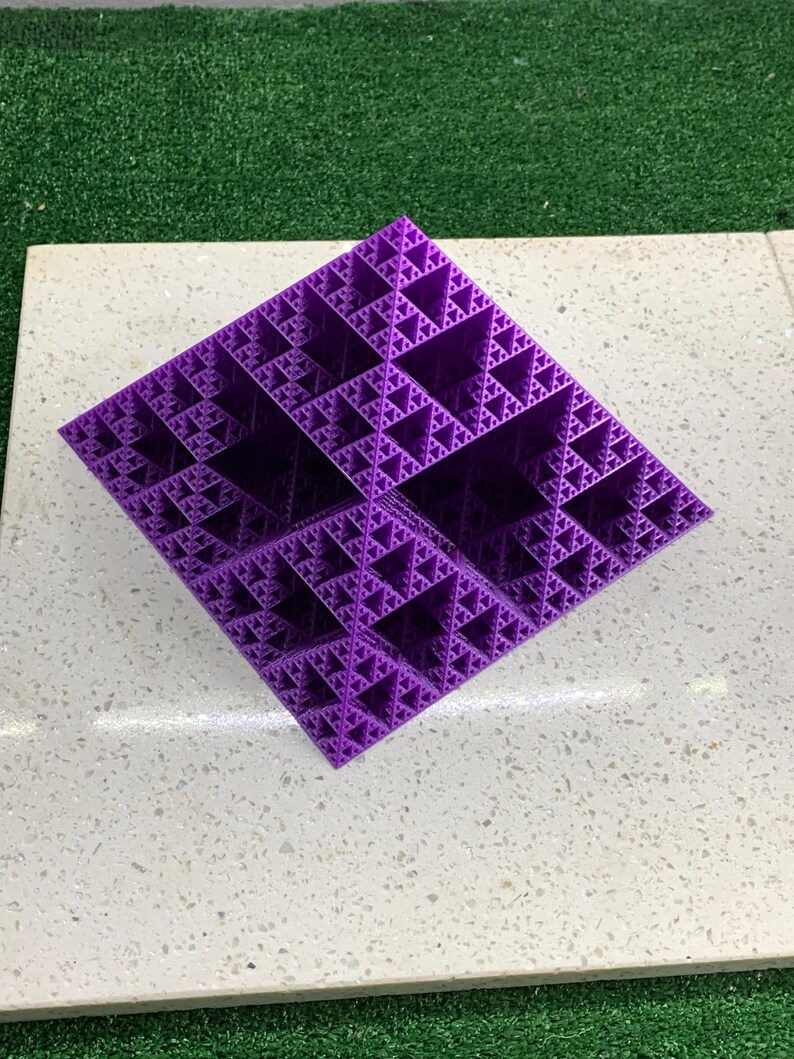 Fractcal Triangle Sierpiński Triangle Cool Geometric Shape - Etsy