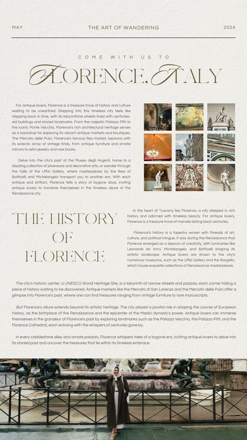 Florence Travel Guide - Etsy