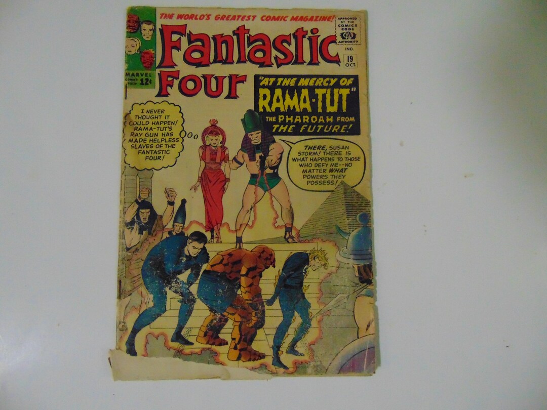 Marvel Fantastic Four Rama Tut # 19 Silver Age Comic Book - Etsy