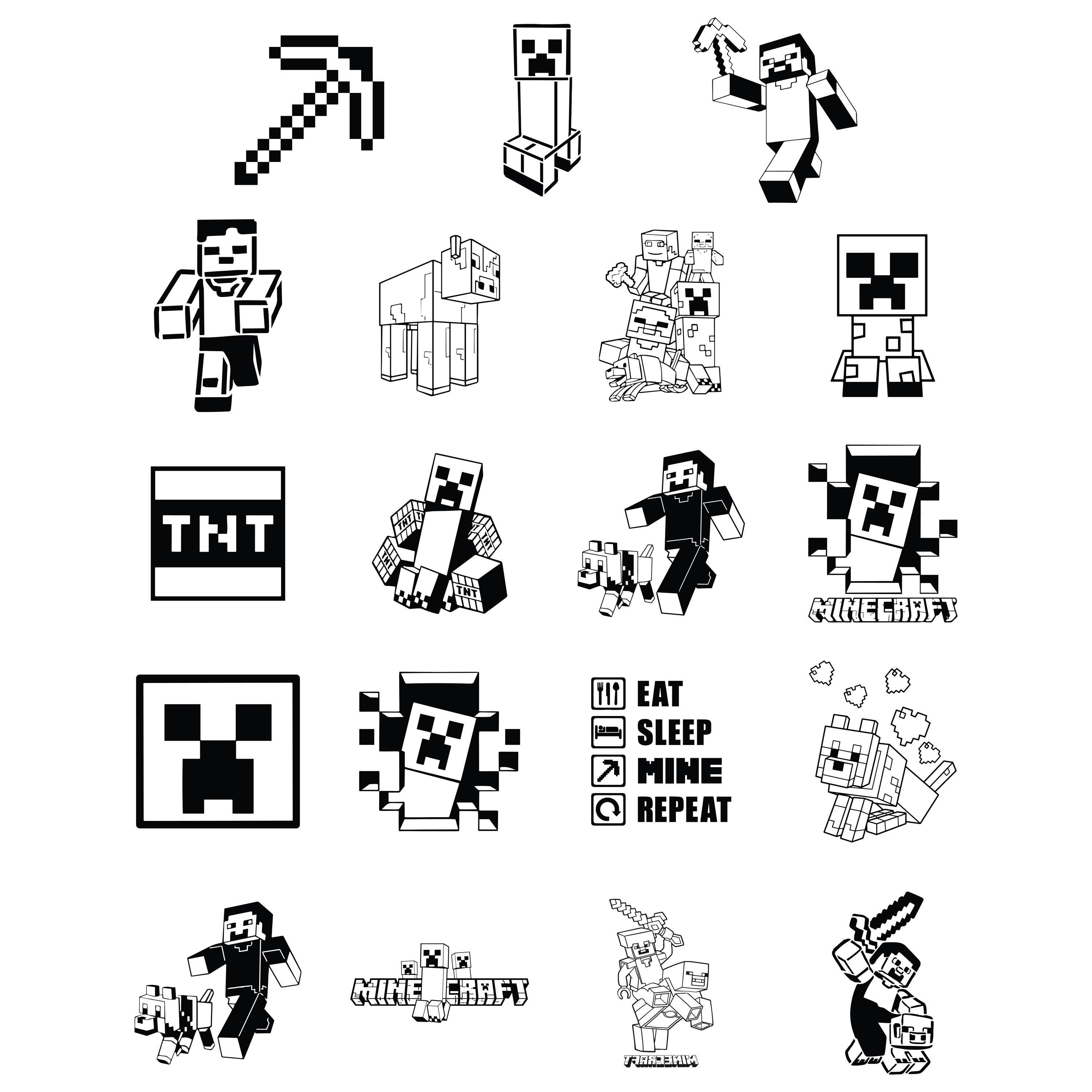 Minecraft Stencils