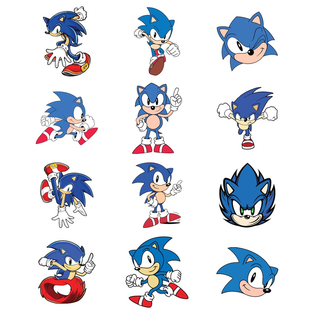 Sonic Bundle, Sonic Svg Cricut, Sonic Font, Sonic Letters Svg, Sonic ...