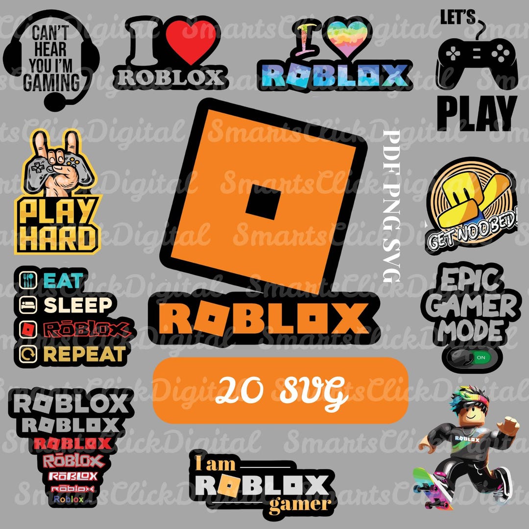 Roblox SVG Bundle ,roblox Gaming PNG , Eat Sleep Repeat SVG , Roblox ...