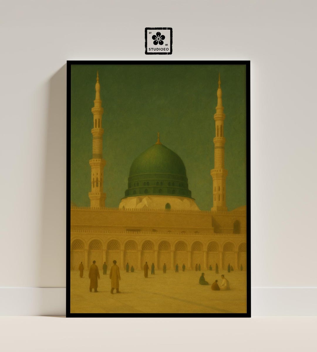 Hellseher Moschee Madinah Poster Rolled Posters | Islamische Wandkunst ...