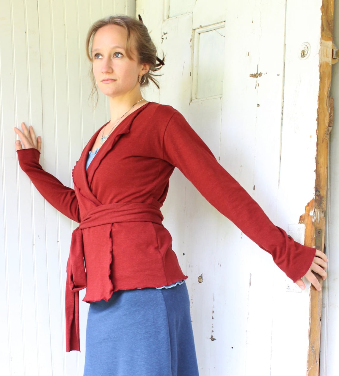 Belted Hemp Wrap Jacket Organic Fabric Hemp Organic Cotton - Etsy
