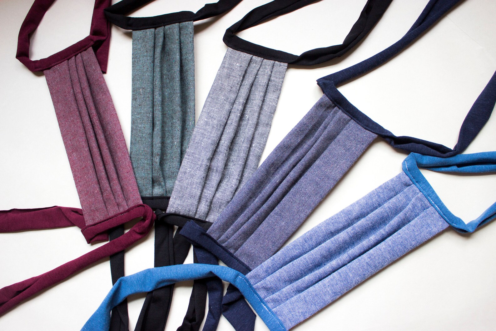 Organic Cotton & Hemp Face Masks NEW COLORS Lined w/ | Etsy