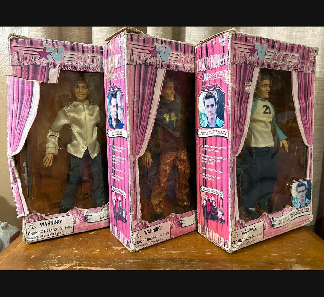 NSYNC Marionette/action Figures 2000 - Etsy