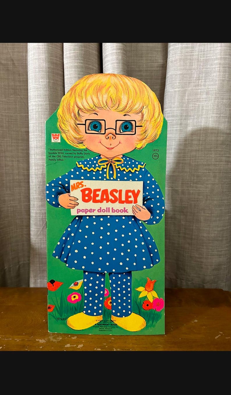 Mrs. Beasley Paper Doll Book 1970 - Etsy