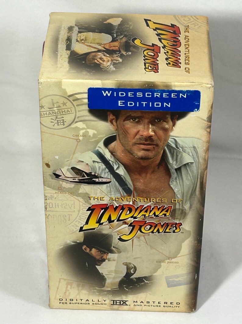 The Adventures of INDIANA JONES VHS Set - Etsy