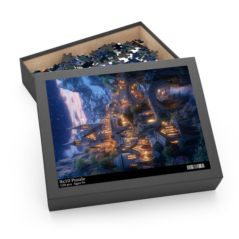 ACOTAR Puzzle Velaris Fantasy Art Picture Puzzle Acotar Merch City of ...