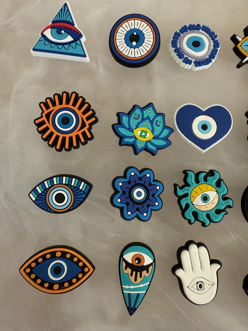 Evil Eye Croc Charms/jibbitz! SELECT YOURSELF! - Etsy Australia