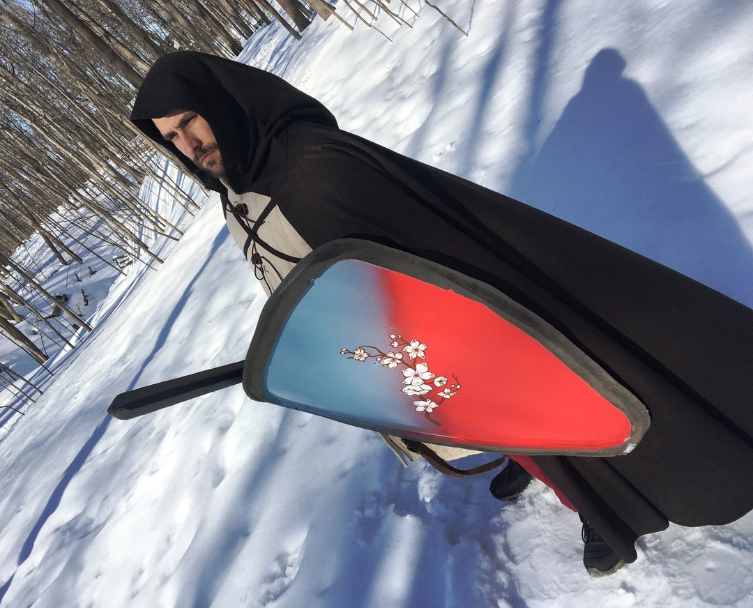 COMBAT Cape Brown Fine WOOL Custom Length - Etsy